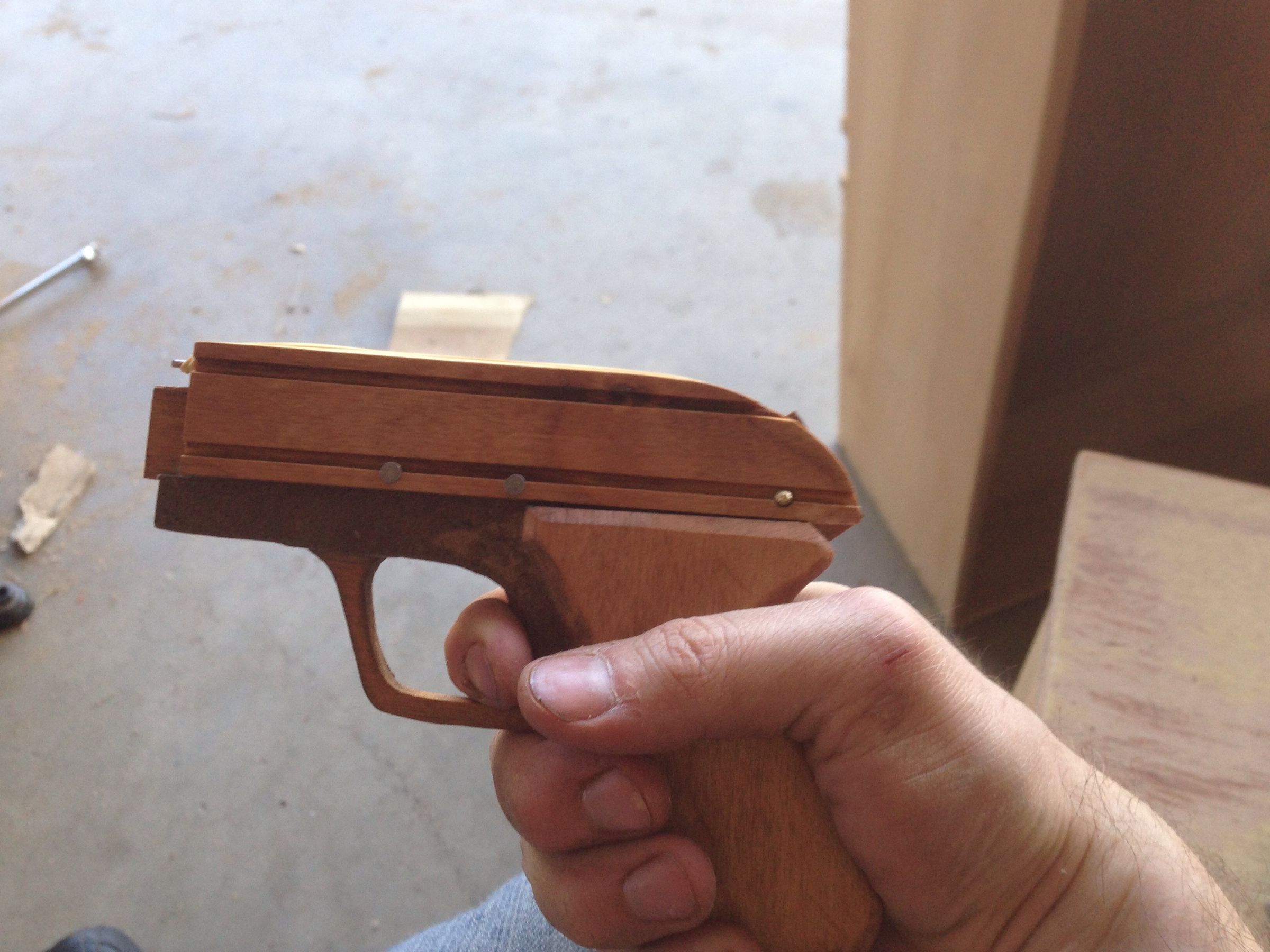 Wooden Rubber Band Gun : 7 Steps (with Pictures) - Instructables