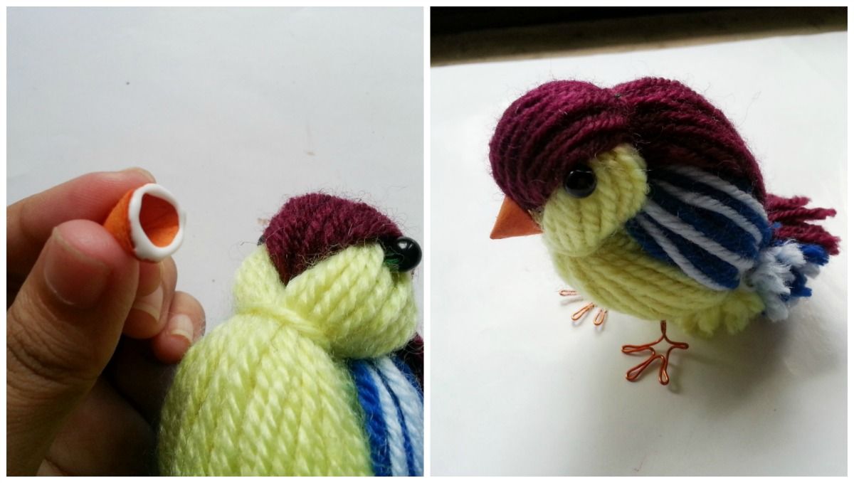 DIY Cute Yarn Bird : 5 Steps (with Pictures) - Instructables