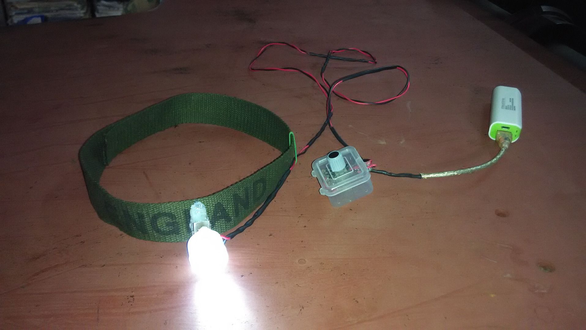 Make Your Own USB Rechargeable LED Headlight Torch : 4 Steps ...