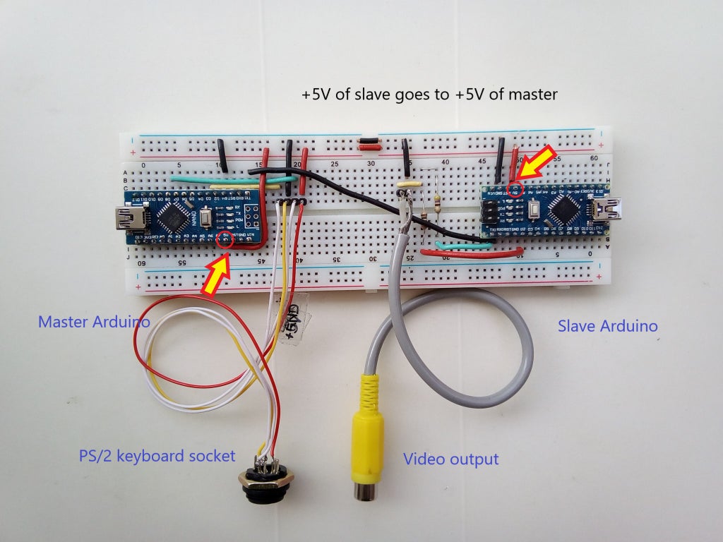 Arduino Basic Pc With Tv Output 5 Steps With Pictures Instructables