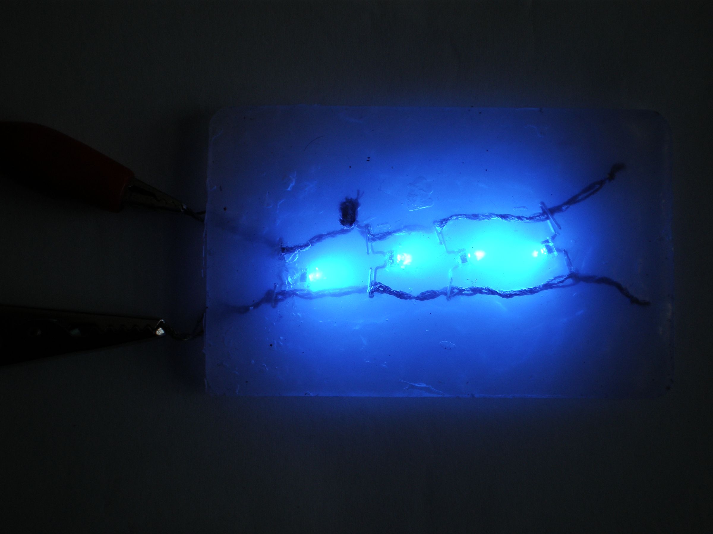 Using Transparent Silicone Glue and Conductive Threads to Make Flexible ...