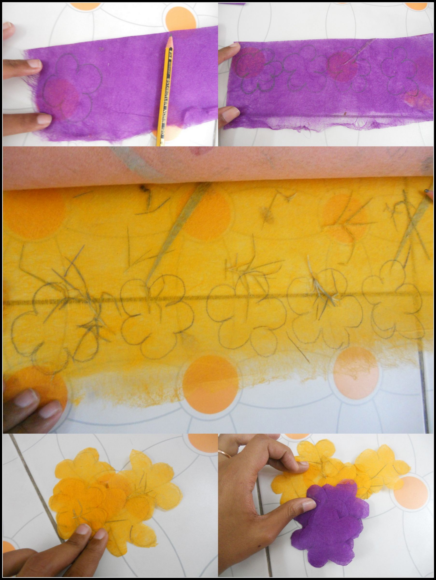 Purple Flower Garland : 4 Steps (with Pictures) - Instructables