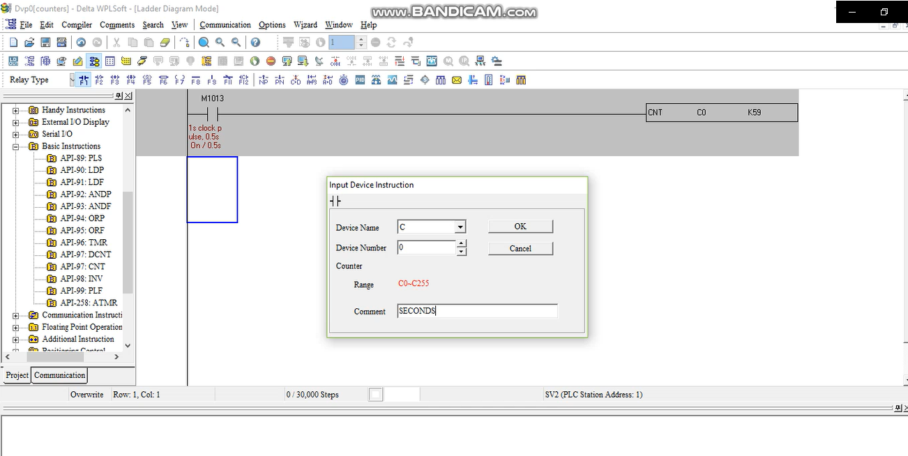 How to Use Counter in Ladder Diagram? | Delta WPLSoft : 15 Steps ...