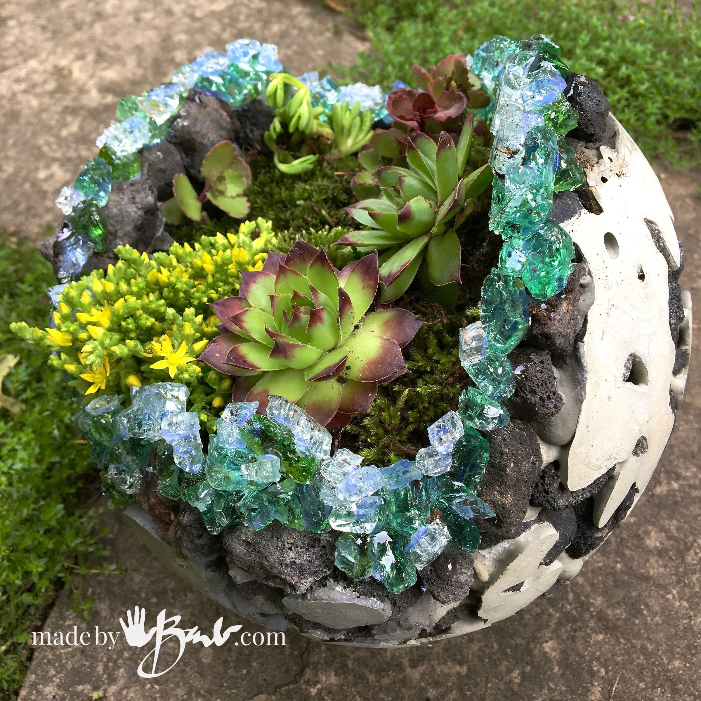 Giant Geode Orb Planter : 7 Steps (with Pictures) - Instructables