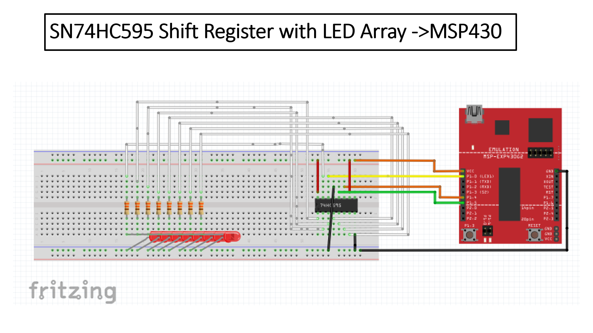 Shift Register With MSP430 : 4 Steps - Instructables