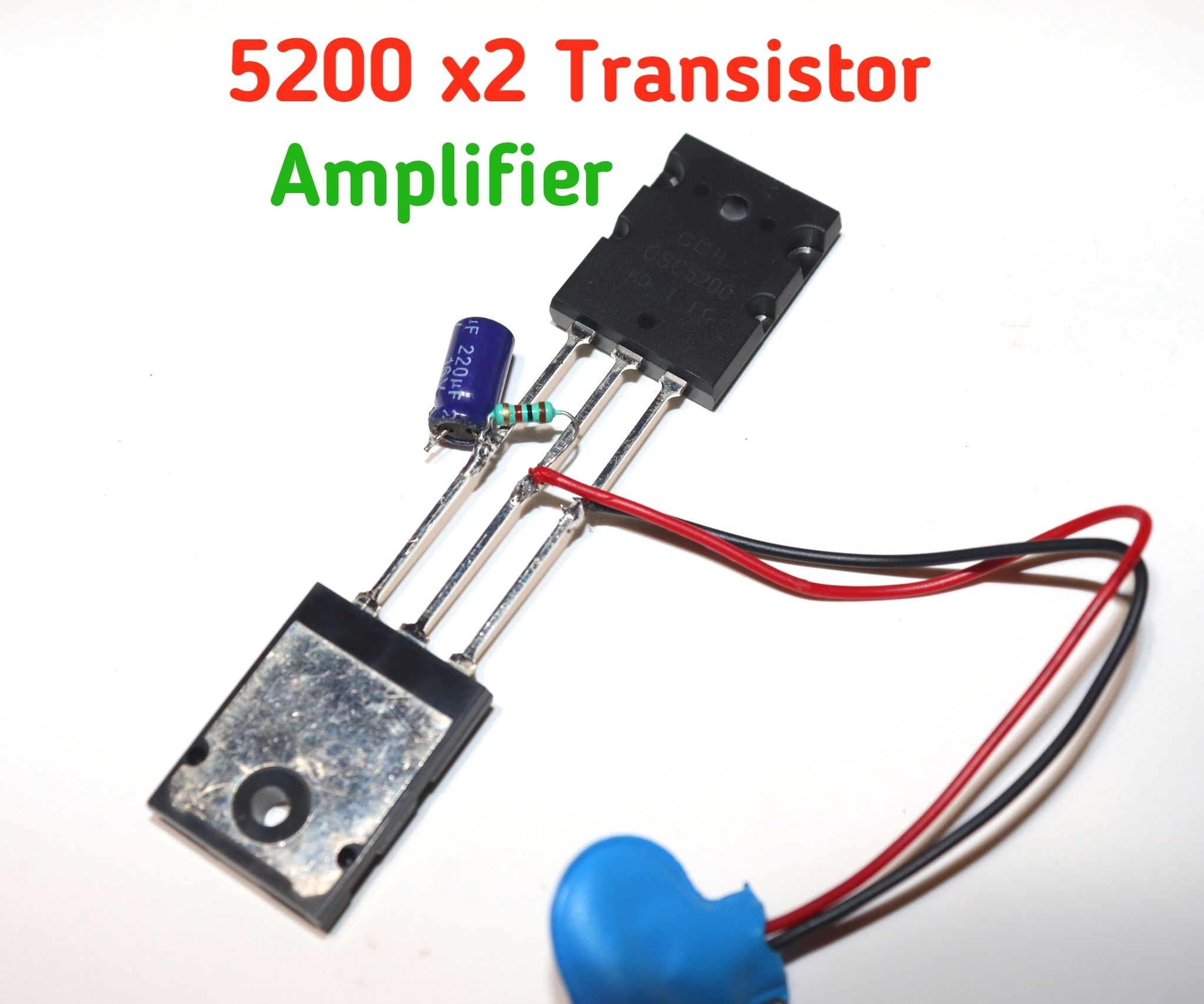 5200 Double Transistor Bass Audio Amplifier : 9 Steps - Instructables