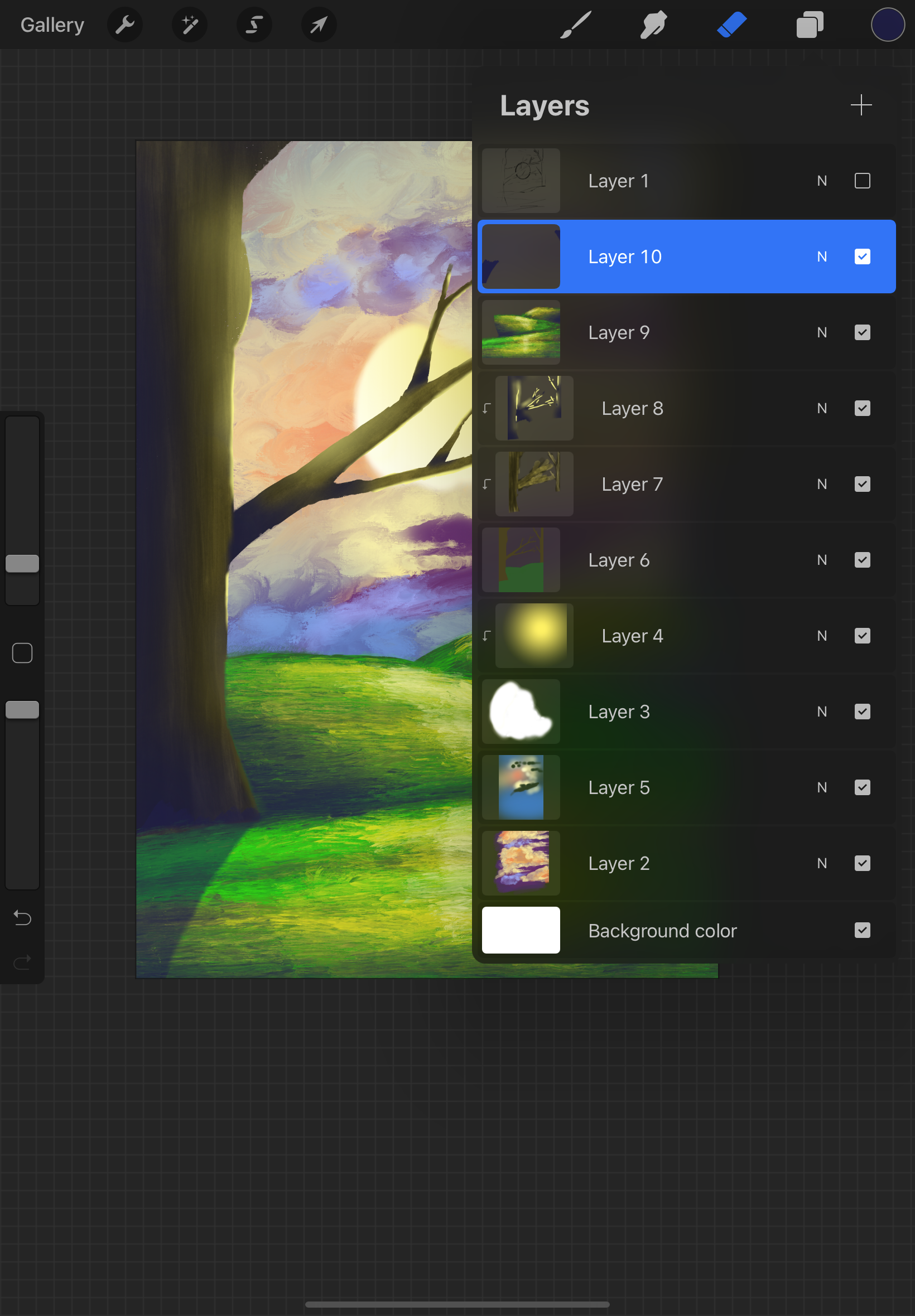 Creating a Stylized Landscape Using Procreate : 14 Steps (with Pictures ...
