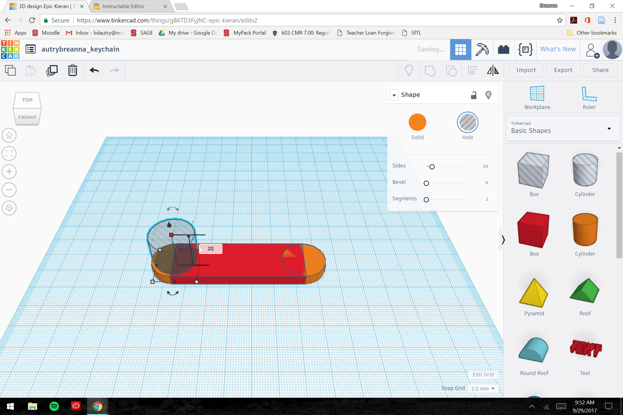 How to Use TinkerCad: Keychain Edition : 7 Steps (with Pictures ...
