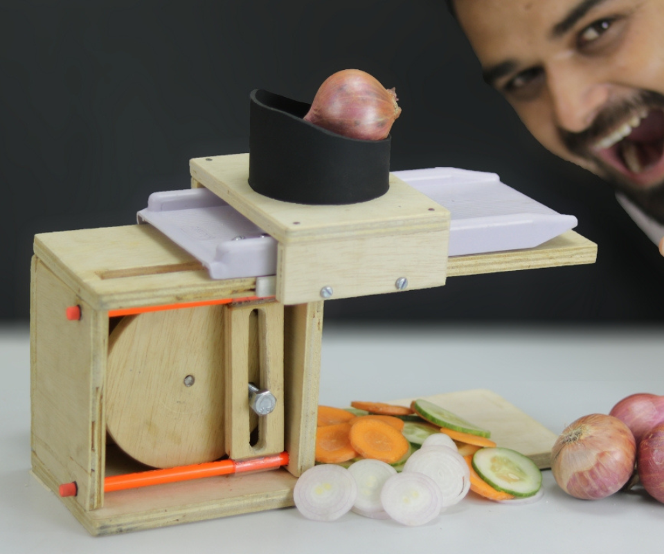 Automatic Vegetable Slicer Machine for Onion, Carrot, Cucumber : 10 ...