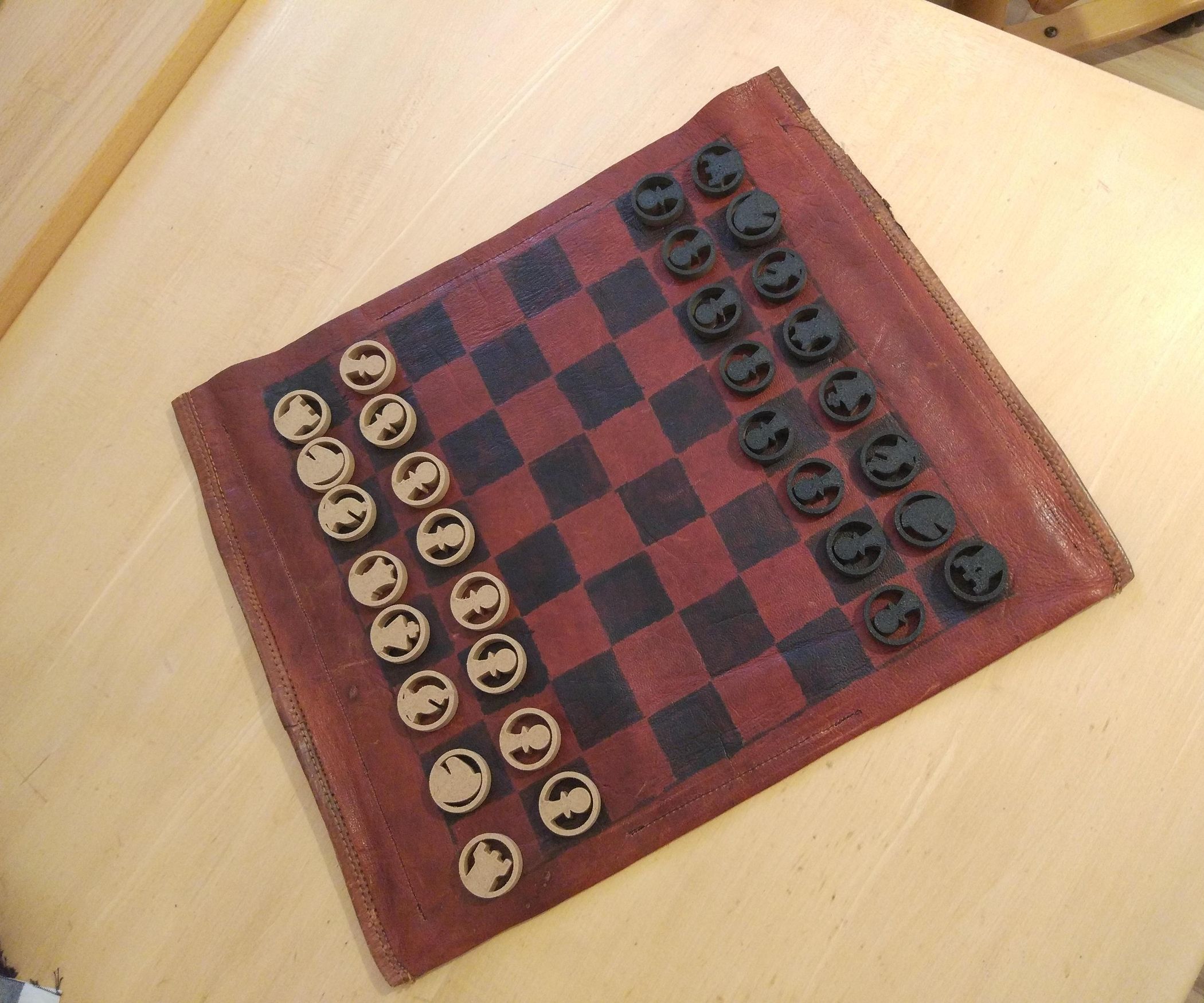 Leather Travel Chess Board : 3 Steps (with Pictures) - Instructables