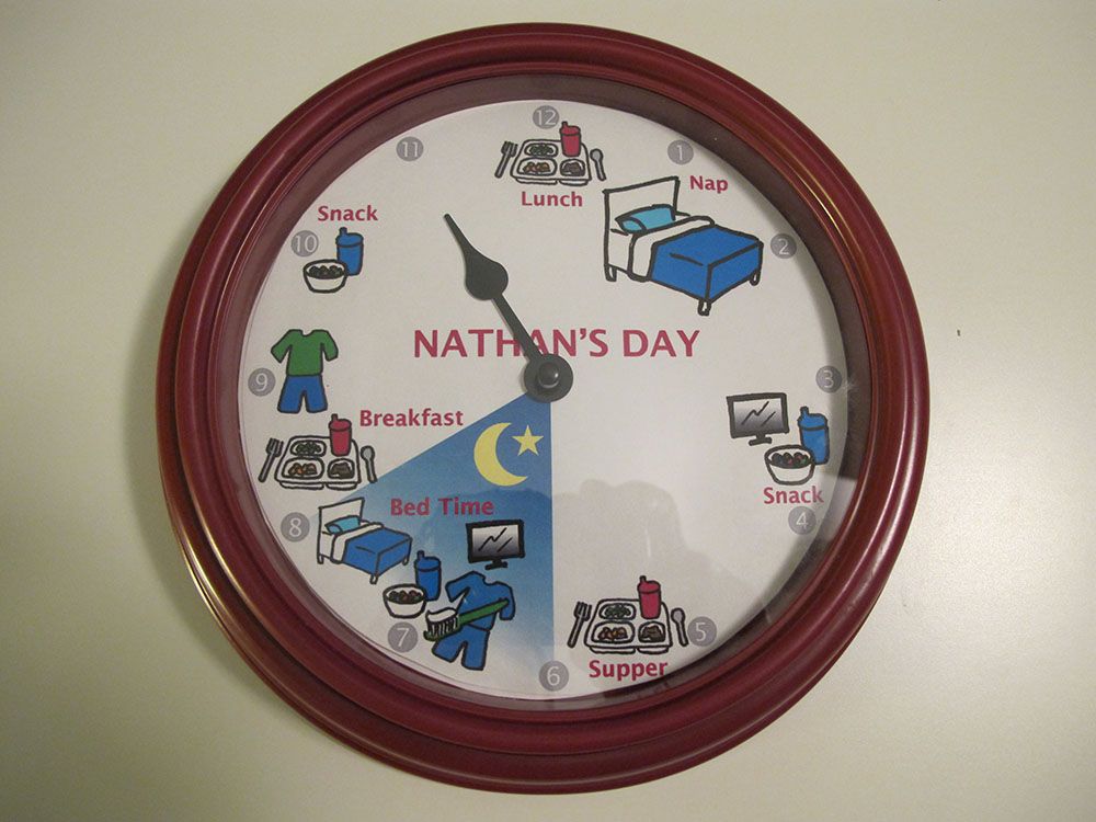 Toddler's Illustrated Clock : 4 Steps (with Pictures) - Instructables