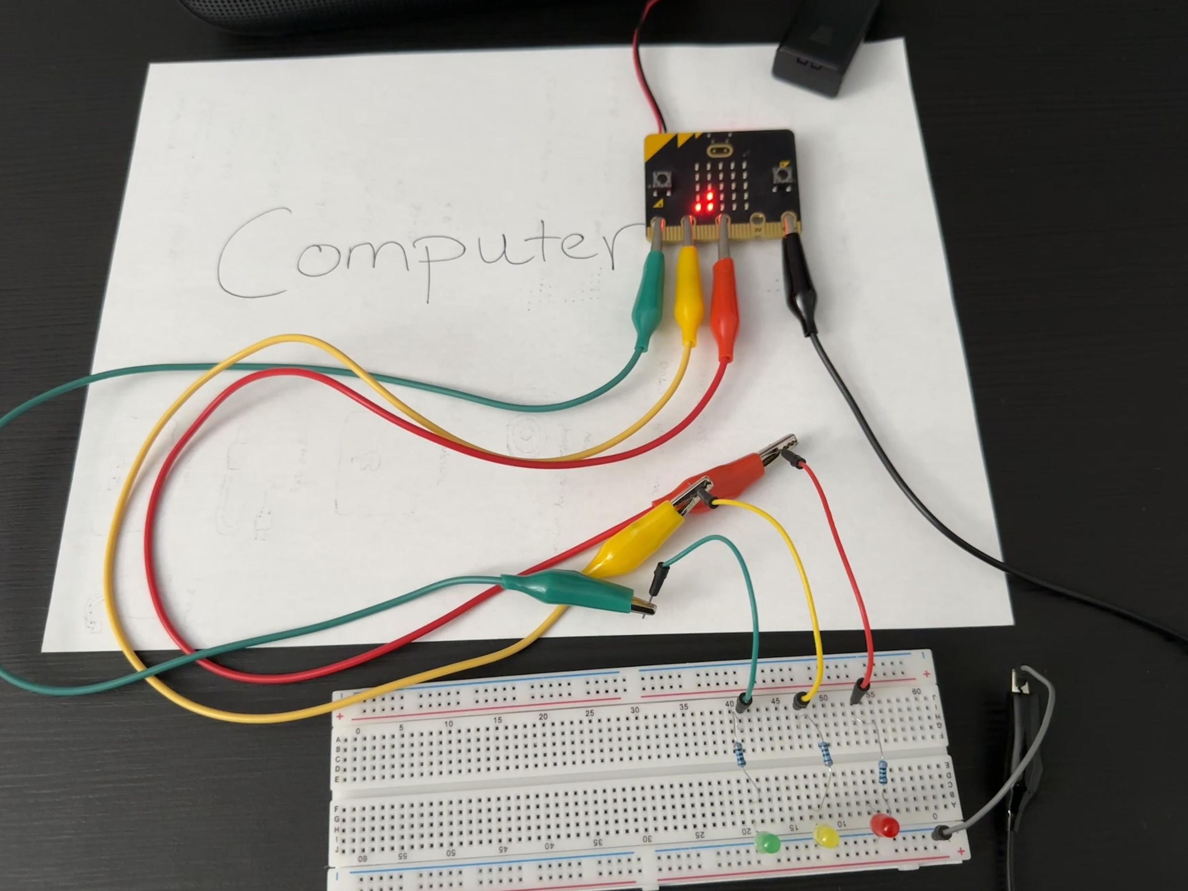 Decibel Meter and Visual Alarm (Micro:bit) : 7 Steps - Instructables