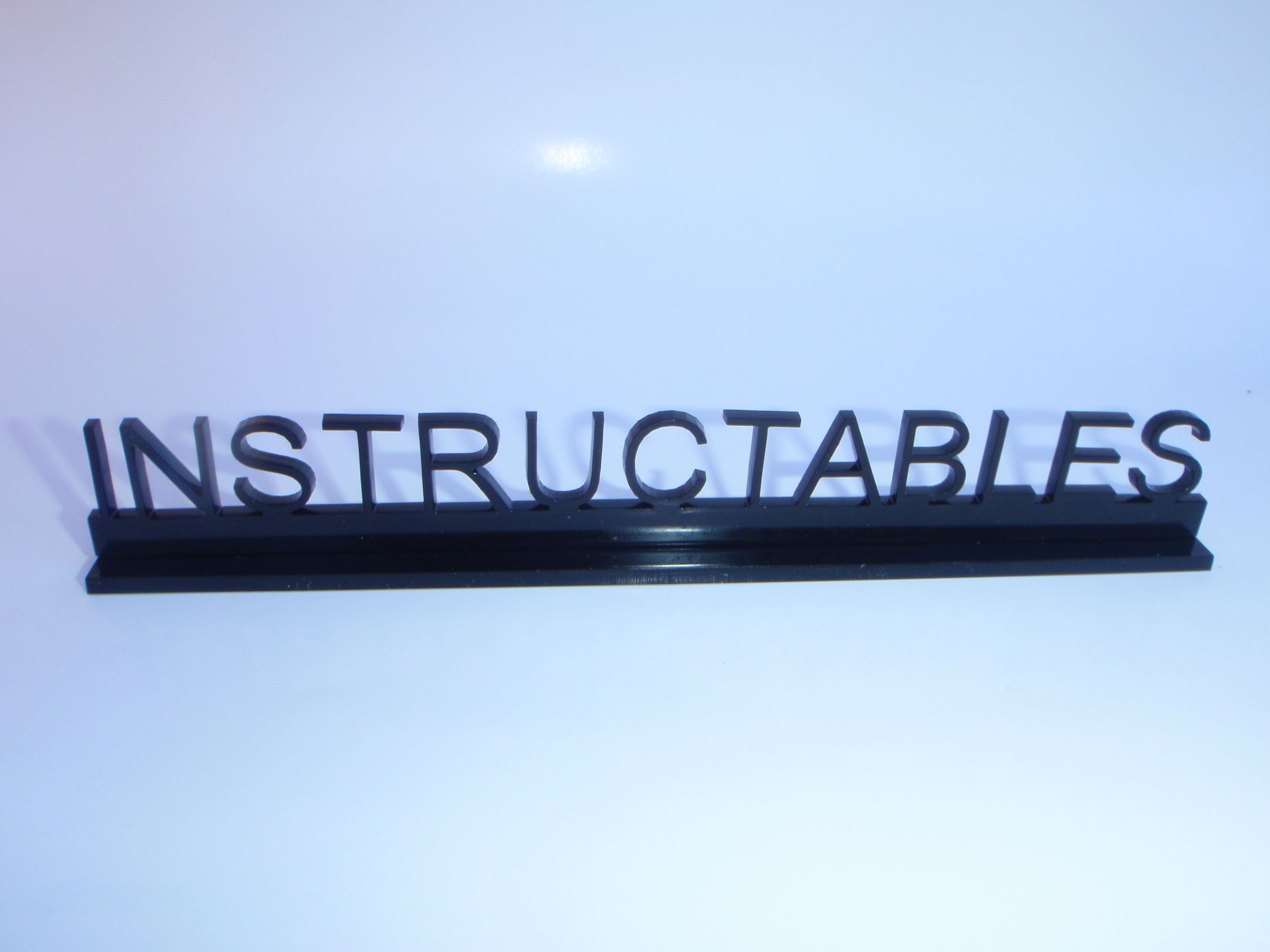 Digital Manufacturing - Desk Name Plate Project : 6 Steps - Instructables