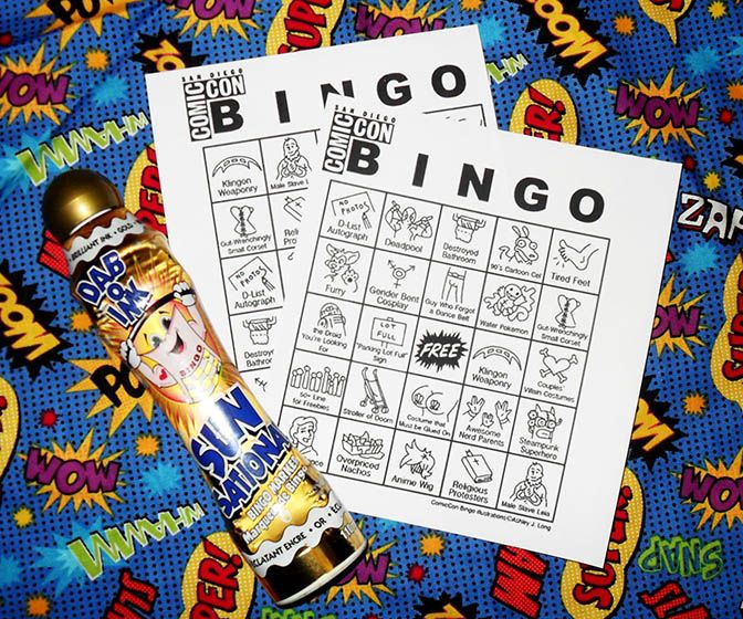 Comic Con Bingo : 5 Steps (with Pictures) - Instructables