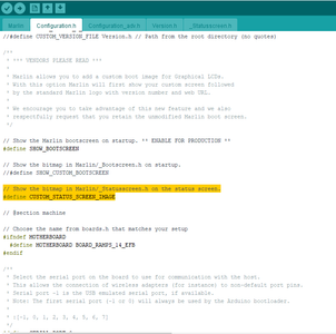 Your Logo on Screen Status on Marlin 2.1 : 6 Steps - Instructables