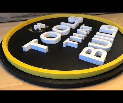 3D Logo Shop Sign : 6 Steps - Instructables