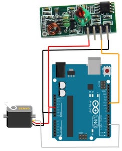 Arduino ServoTimer2 and VirtualWire 433MHz Receiver : 4 Steps - Instructables