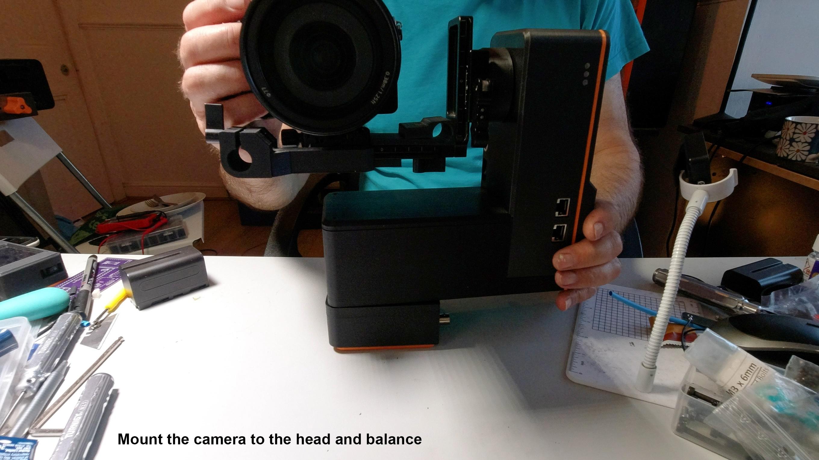 DB3 4 Axis PAN TILT HEAD With VISCA & WIFI (Support for OBS & VMix ...