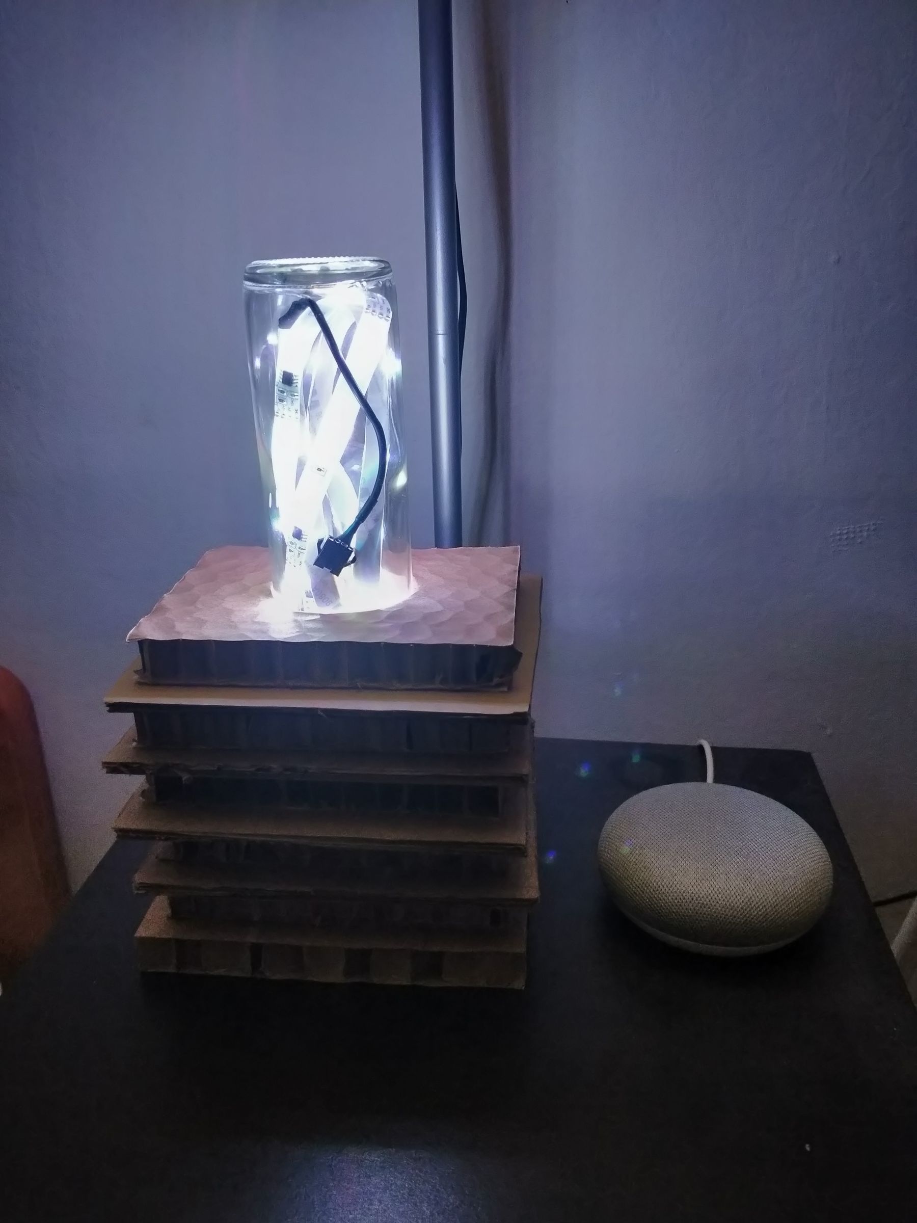 Simple Upcycled Bedside Lamp : 8 Steps - Instructables