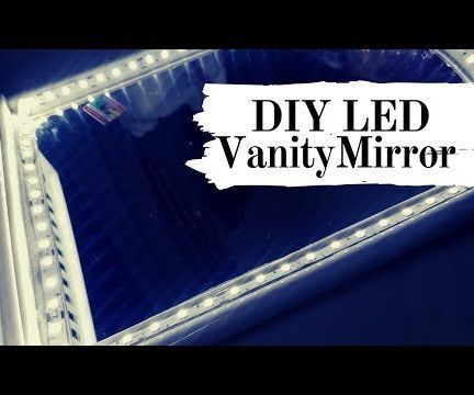 DIY Vanity Mirror in Easy Steps (using LED Strip Lights) : 4 Steps ...