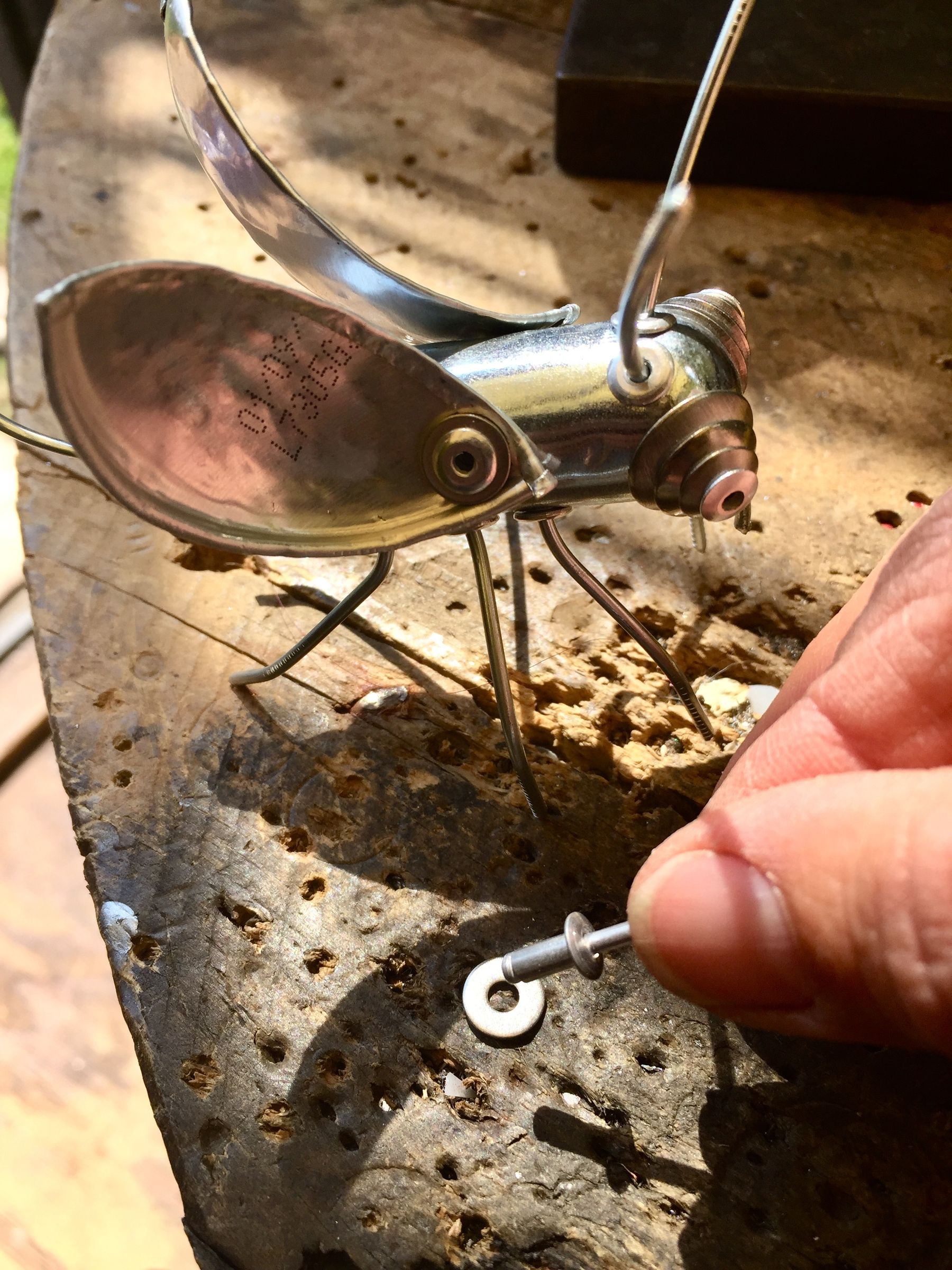 Recycled Metal Bug : 14 Steps (with Pictures) - Instructables