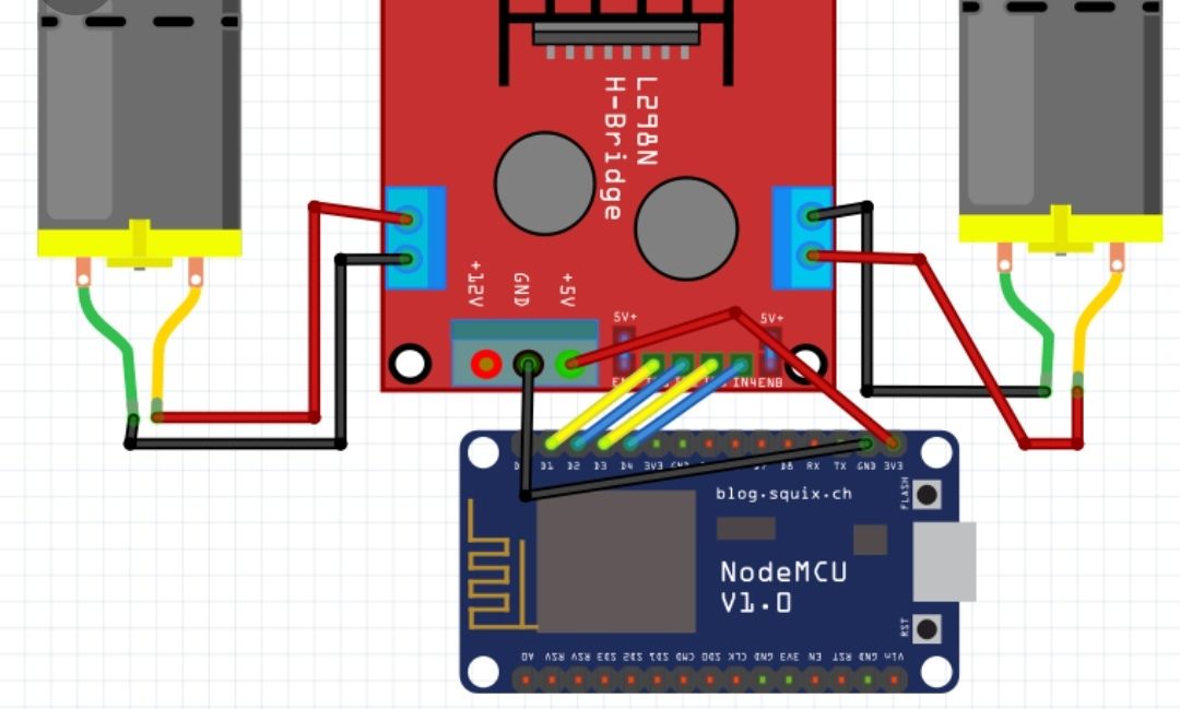 Wifi Controlled Robot Car Using Nodemcu and Blynk : 3 Steps - Instructables