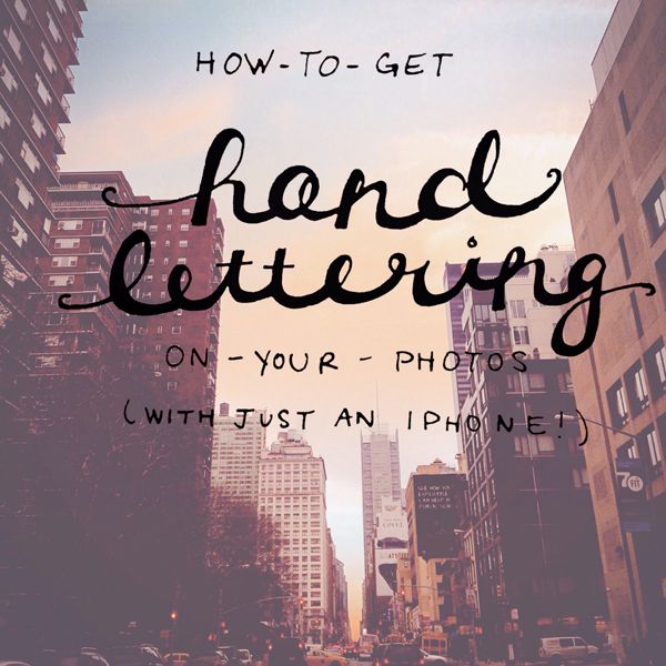 Get Hand Lettering on Your Images (With Just a Phone!) : 10 Steps (with ...