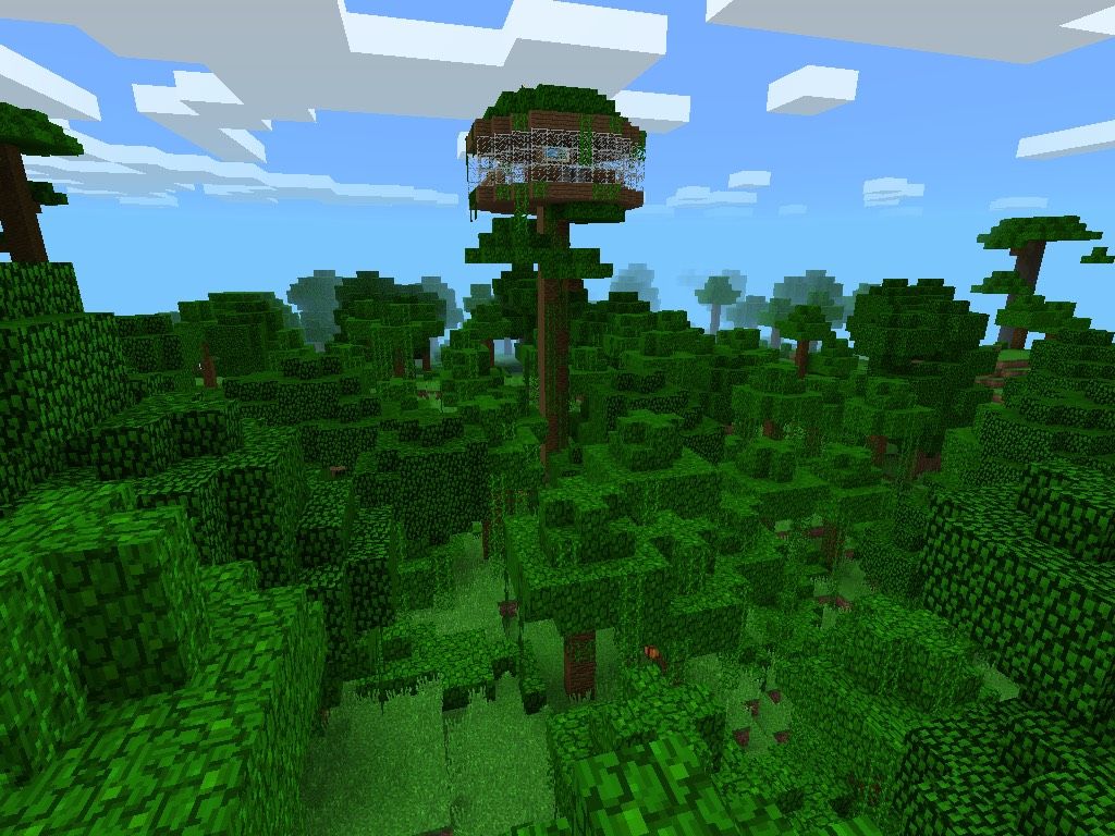 Minecraft Jungle Tree Houses