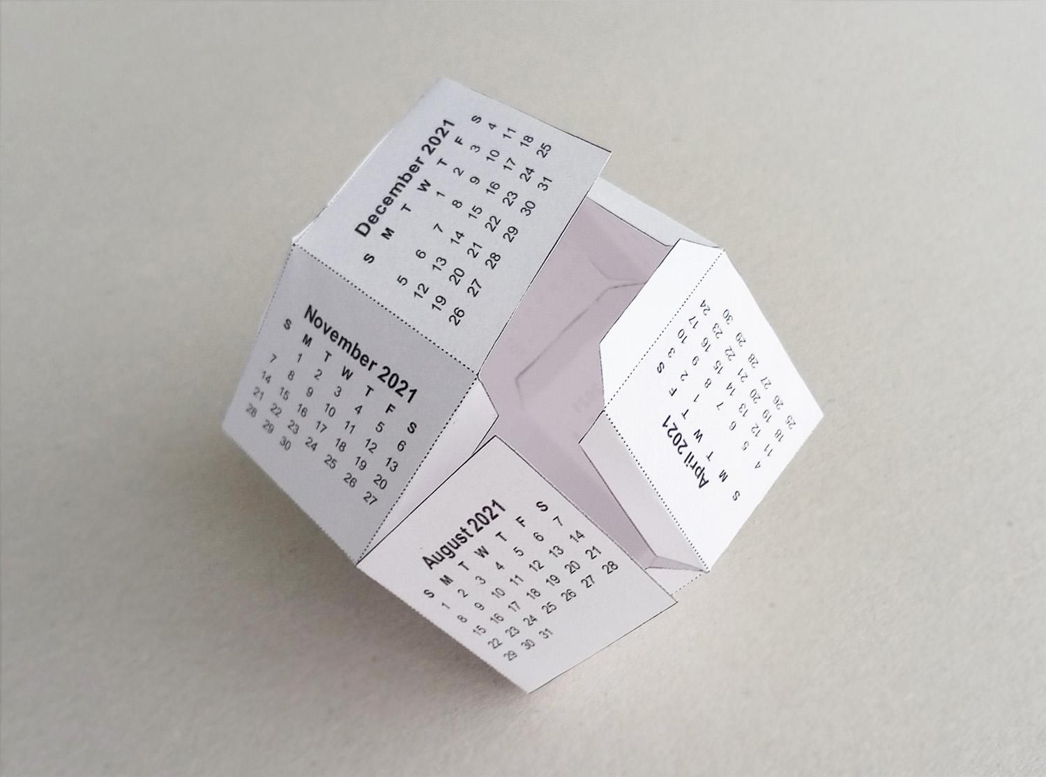 Choose Your 3D Calendar for 2021 : 4 Steps (with Pictures) - Instructables