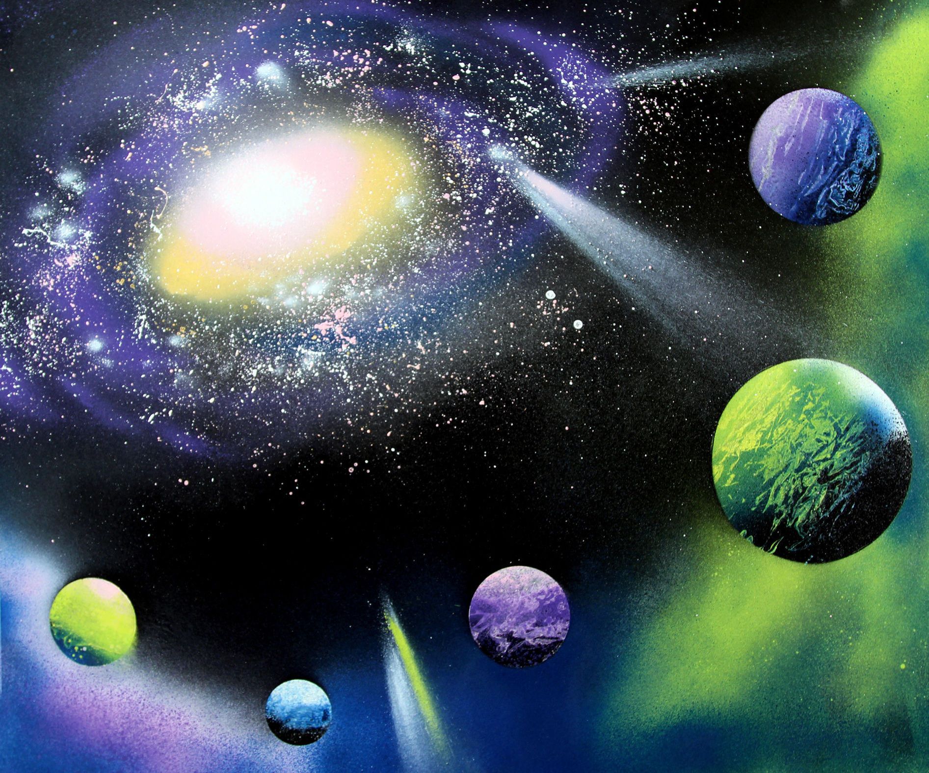 Paint a Galaxy in 30 Minutes : 7 Steps (with Pictures) - Instructables