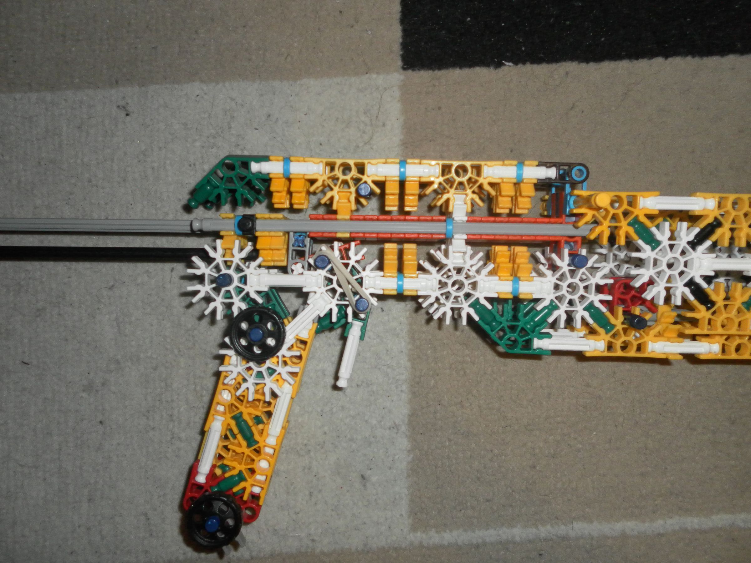 Knex Shotgun Prototype (uses Shells) - Instructables
