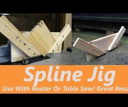 How to Make a Spline Jig (Use With Table Saw OR Router) : 4 Steps (with ...