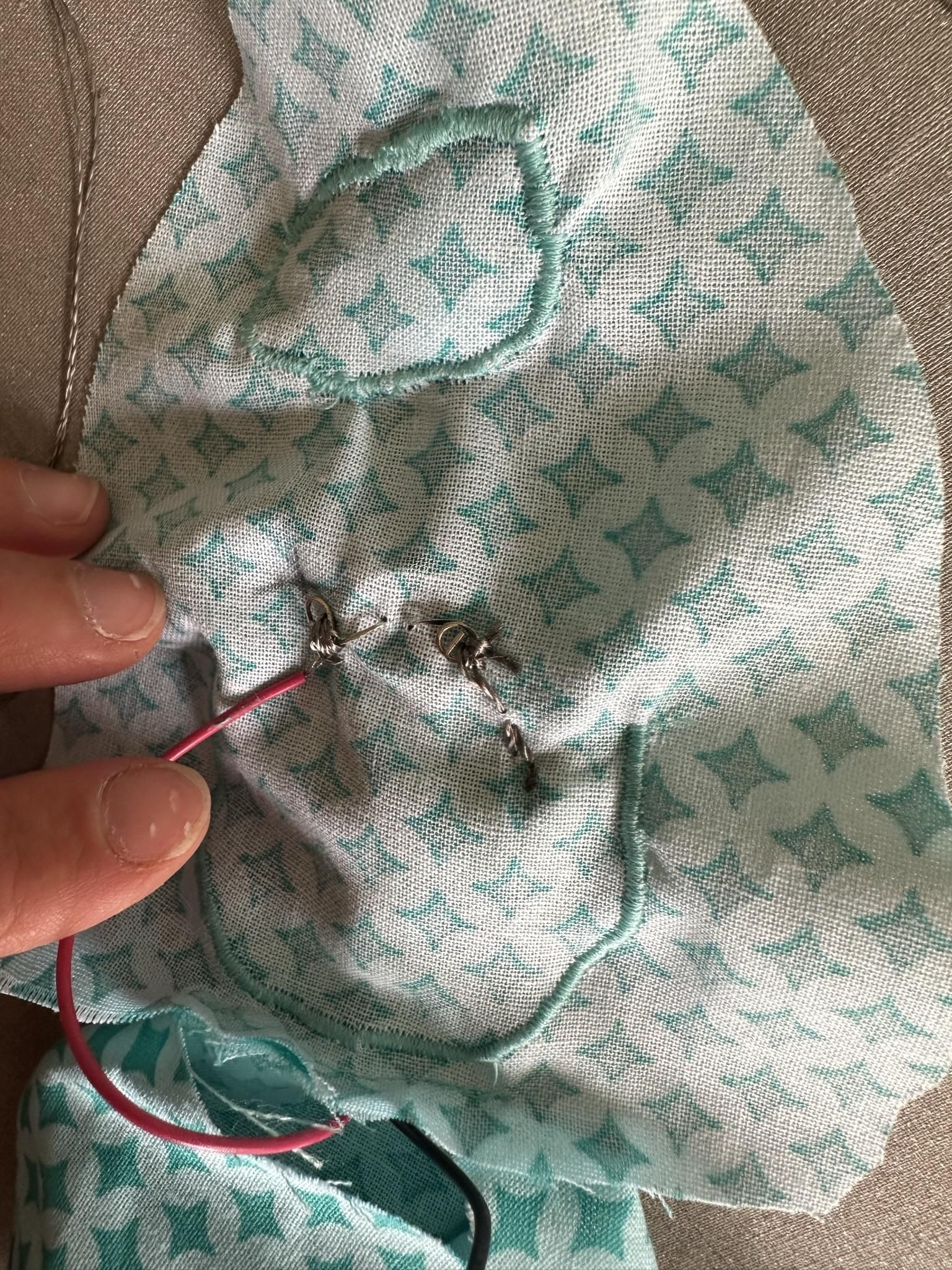 Soft-sensor-saurus | an E-textile Soft Sensor Soft Toy With LED Light ...