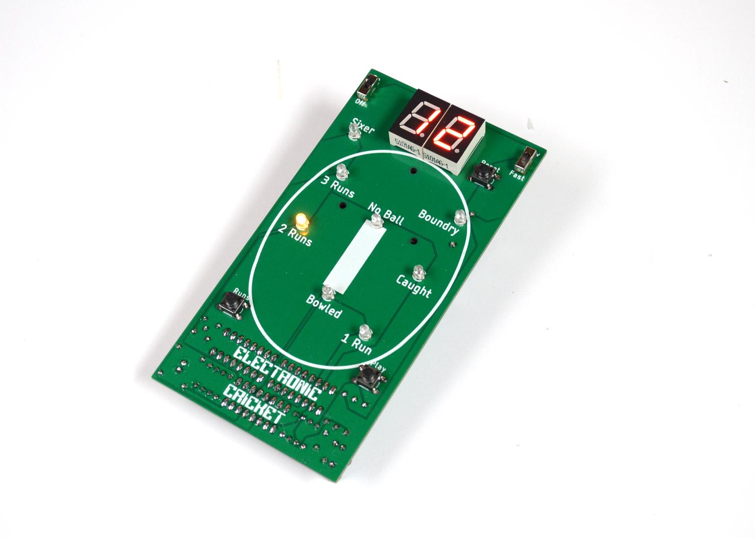 Electronic Cricket Game V2 : 5 Steps (with Pictures) - Instructables