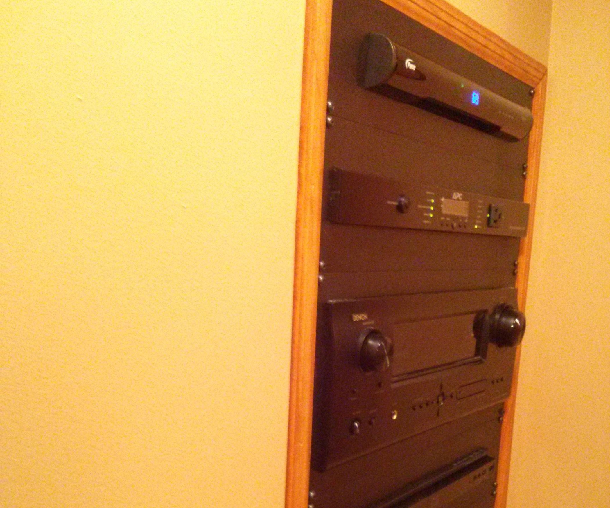 Easy In-Wall Theater Rack : 6 Steps (with Pictures) - Instructables