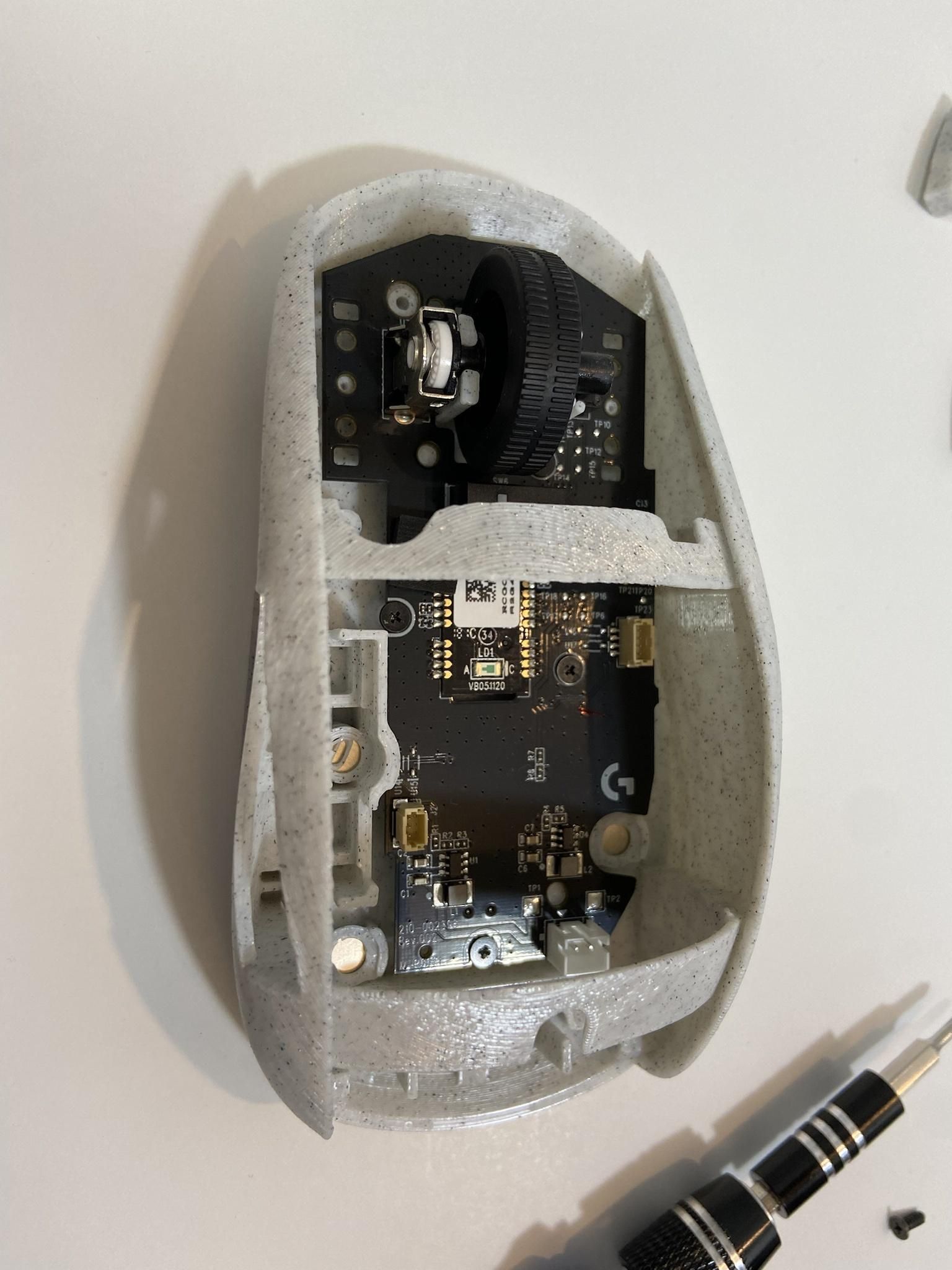 ZS-J1, 3D Printed Asymmetric Wireless Claw Biased Mouse Guide ...