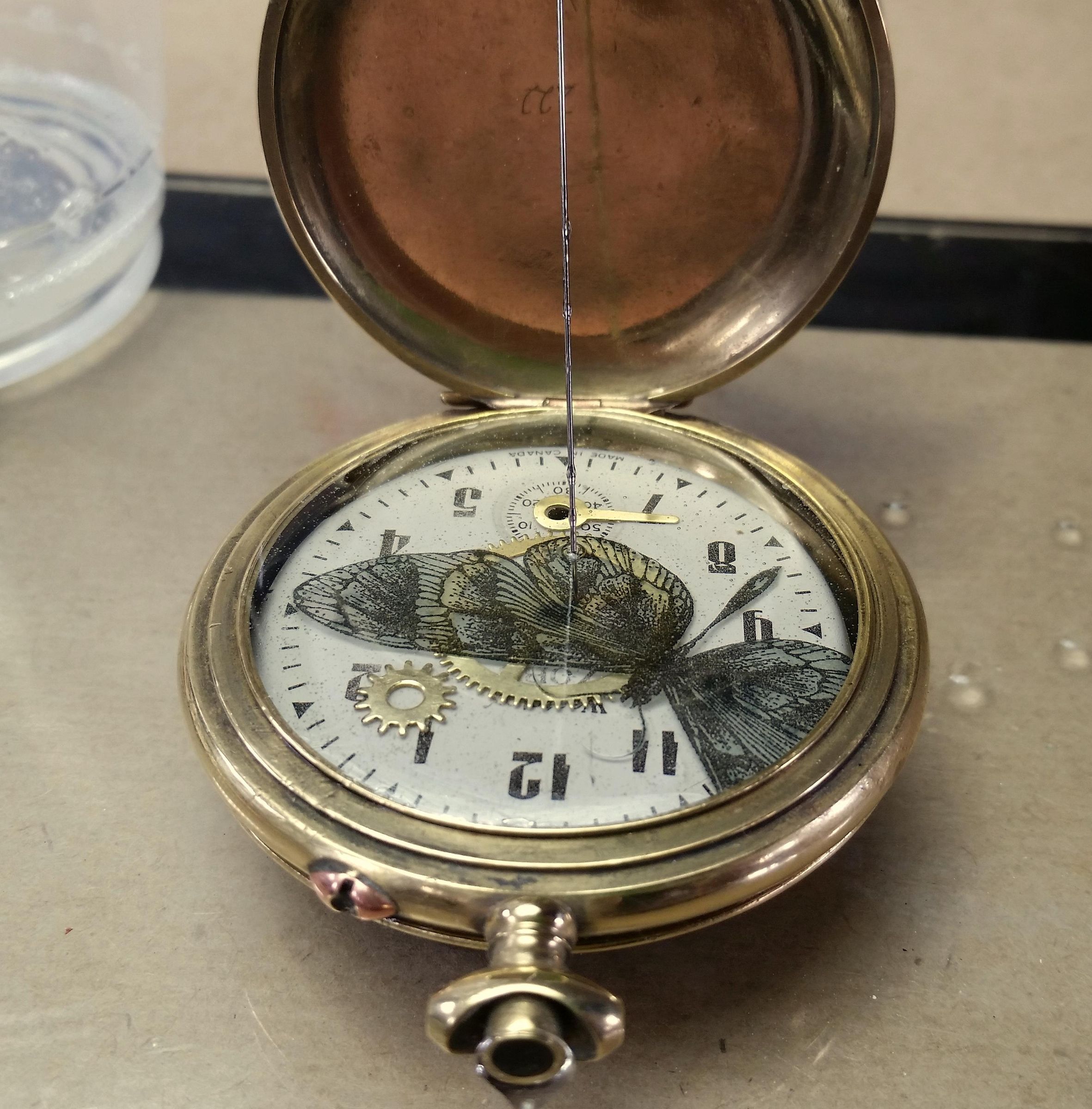 Transform an Old Broken Pocket Watch Into a Beautiful Trinket! : 11 ...