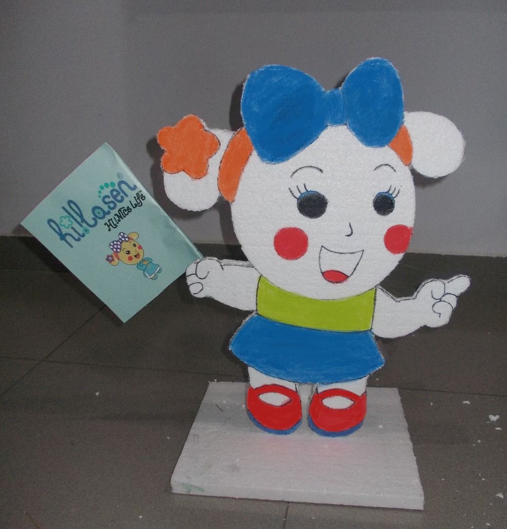 Miss La Sen Styrofoam Standee : 9 Steps - Instructables