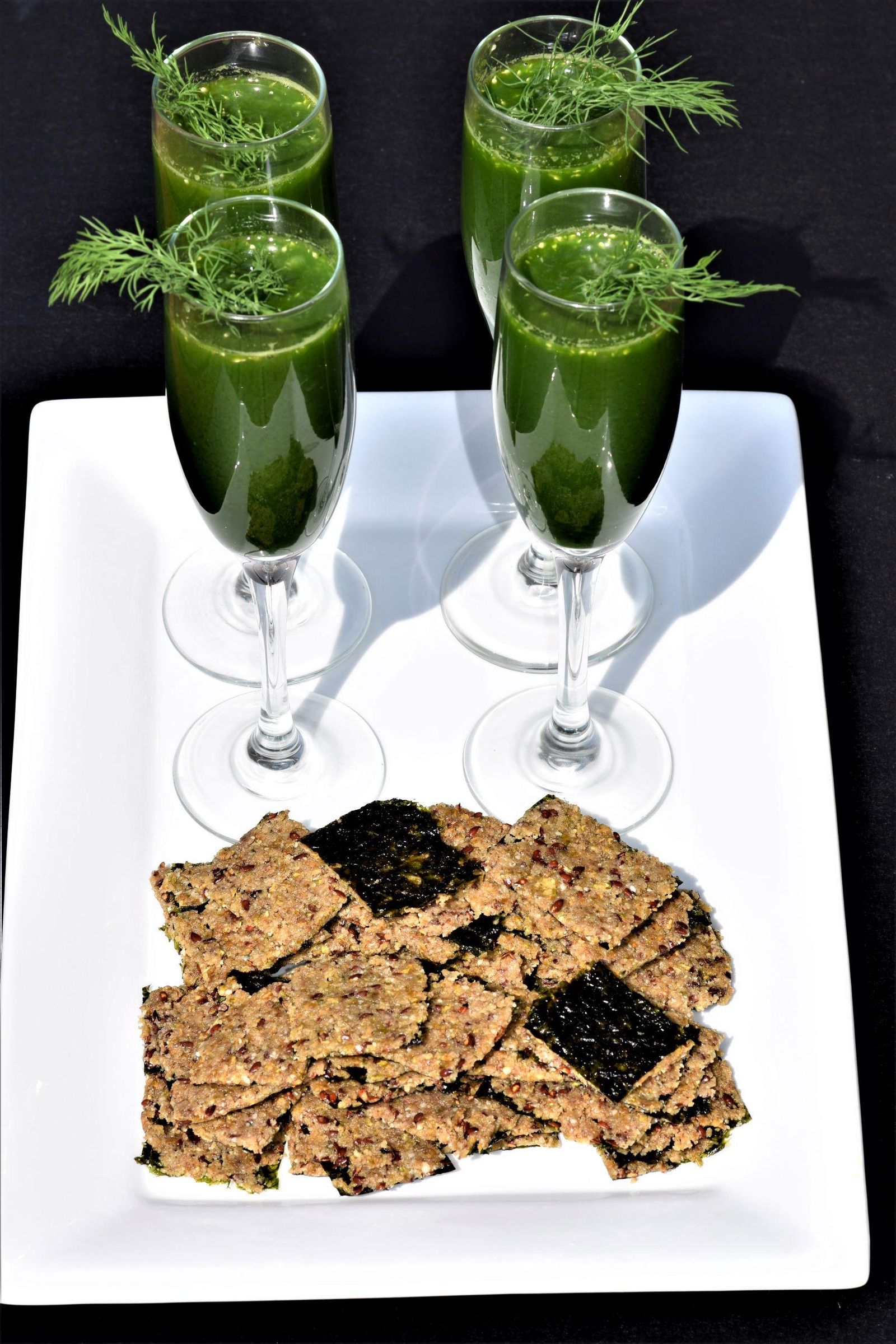 Cucumber Hemp Nori Cracker and Dill Tonic : 3 Steps (with Pictures ...
