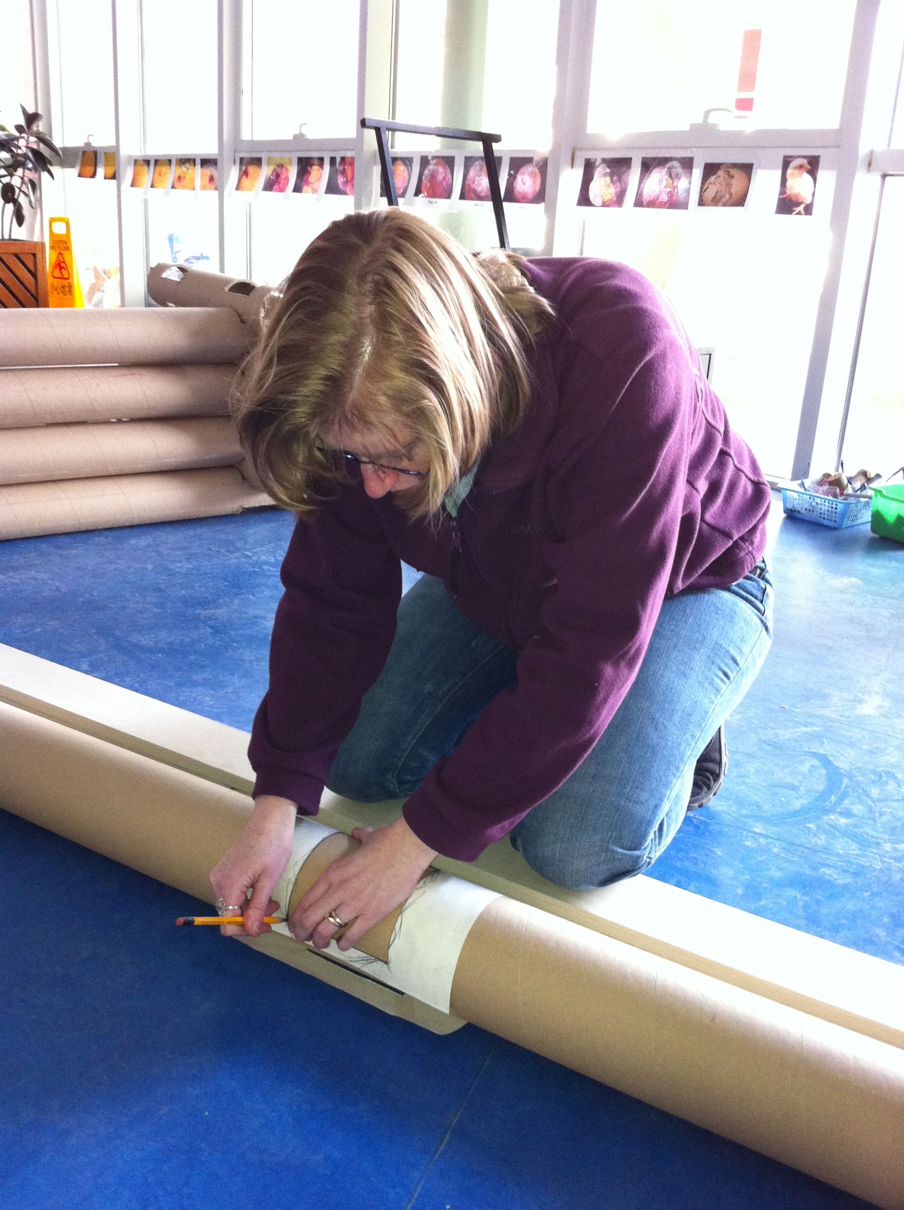 Carpet Tube Lincoln Log Style Log Fort or House : 6 Steps (with ...