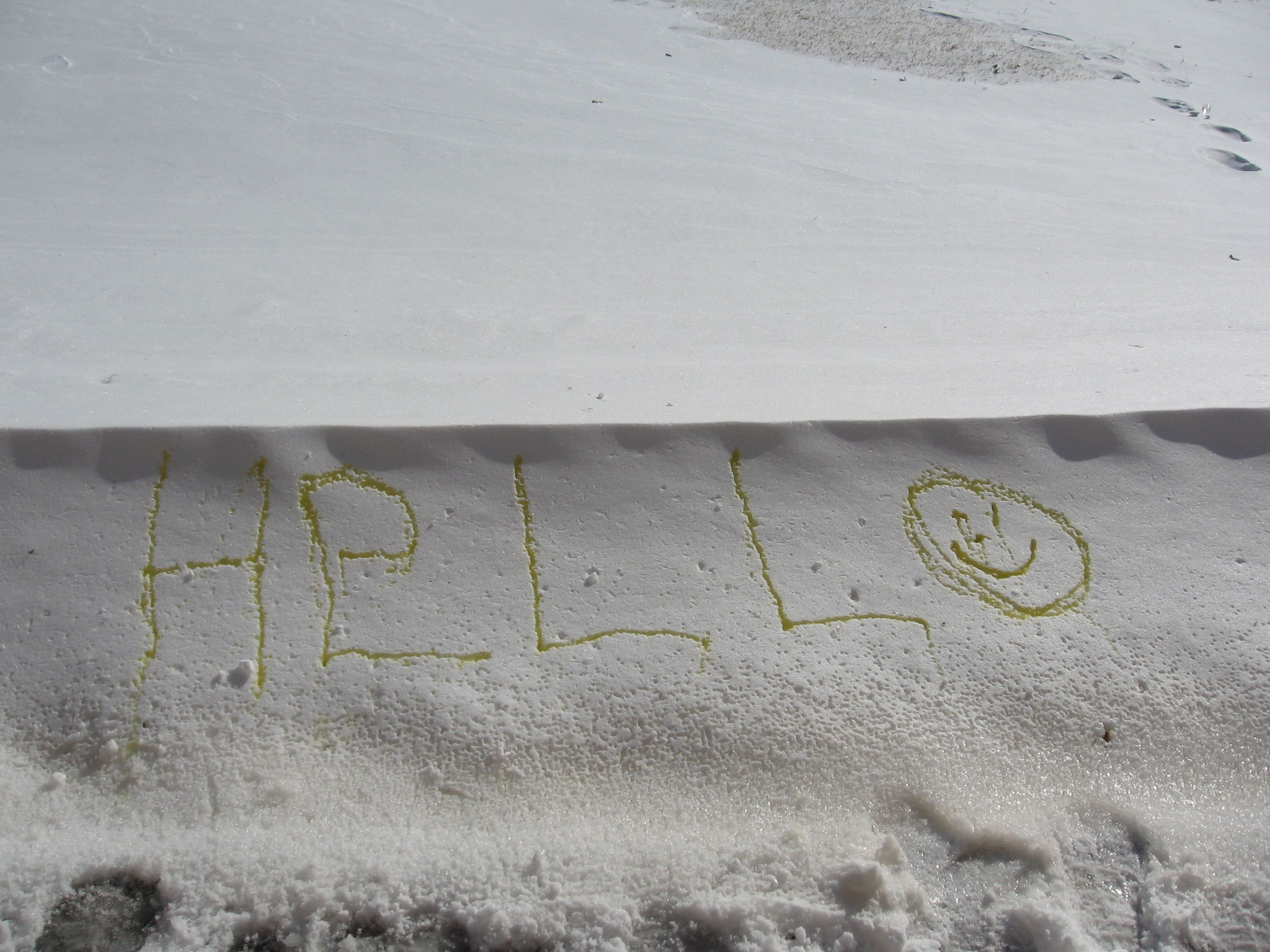 Making Yellow Snow