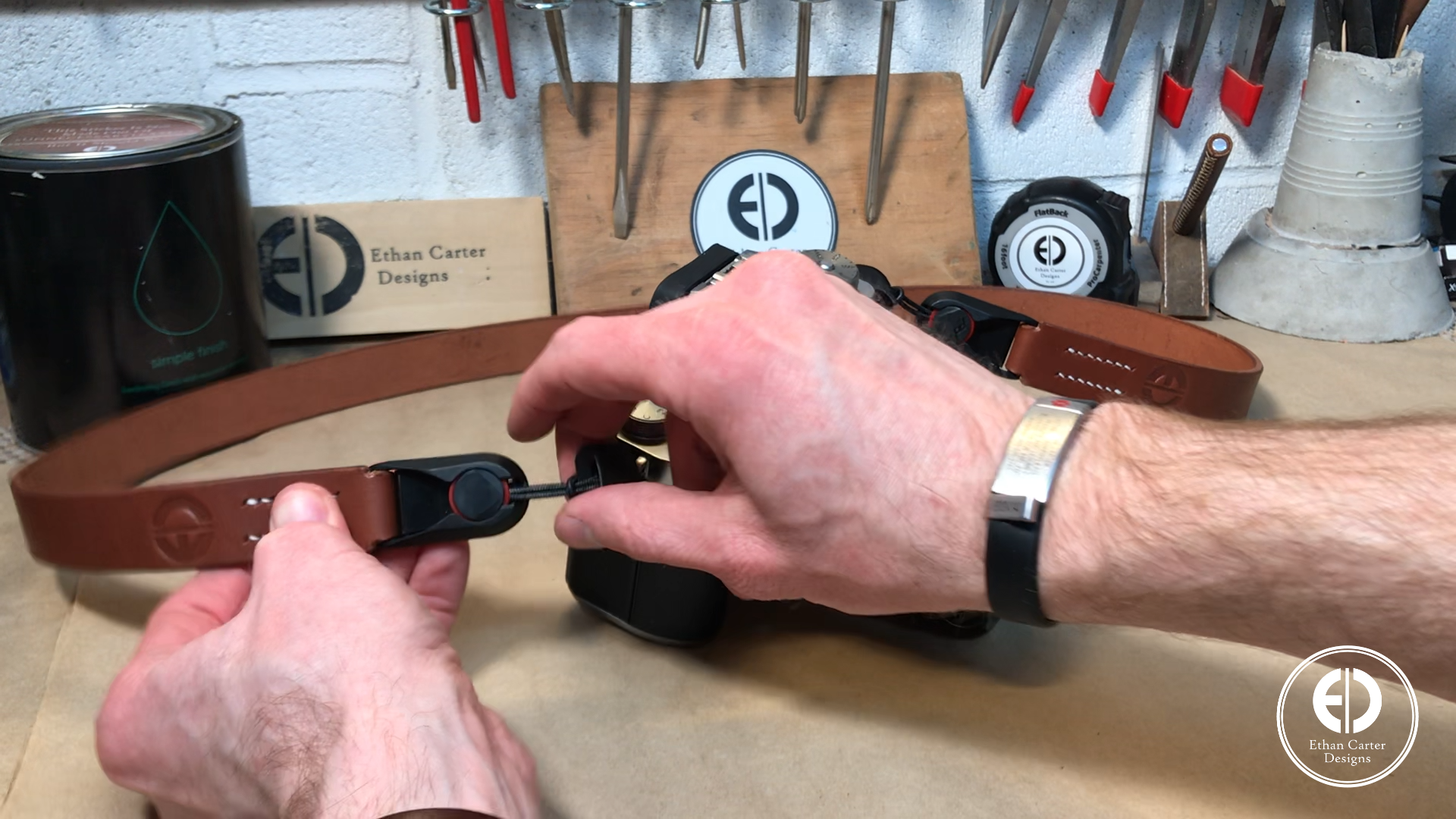 How to Make a Leather Camera Strap W/ Useful Accessories! : 10 Steps ...