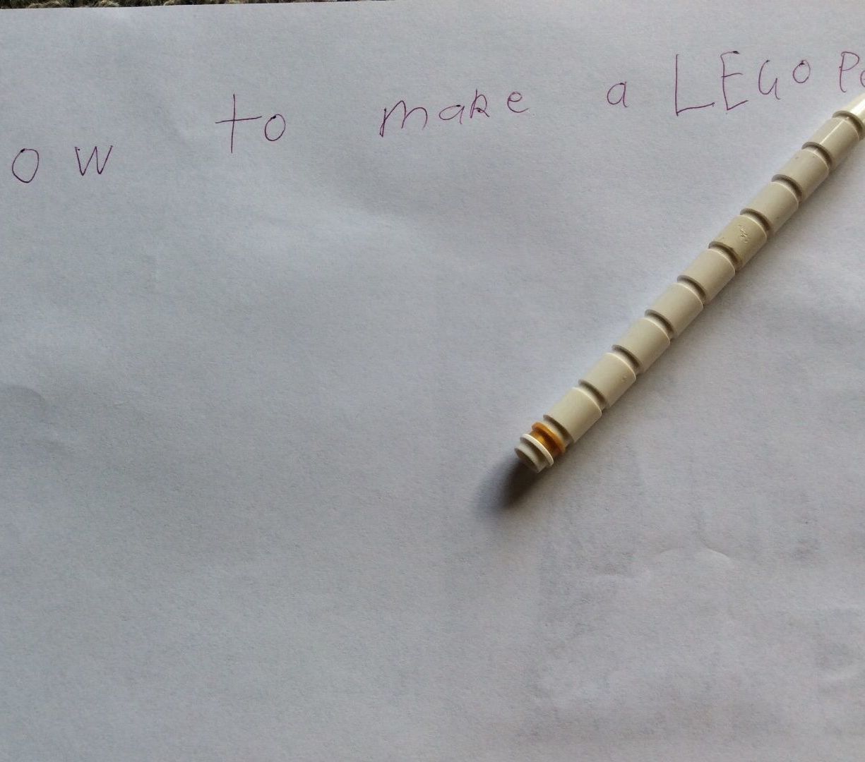How to Make a LEGO Pen : 4 Steps - Instructables