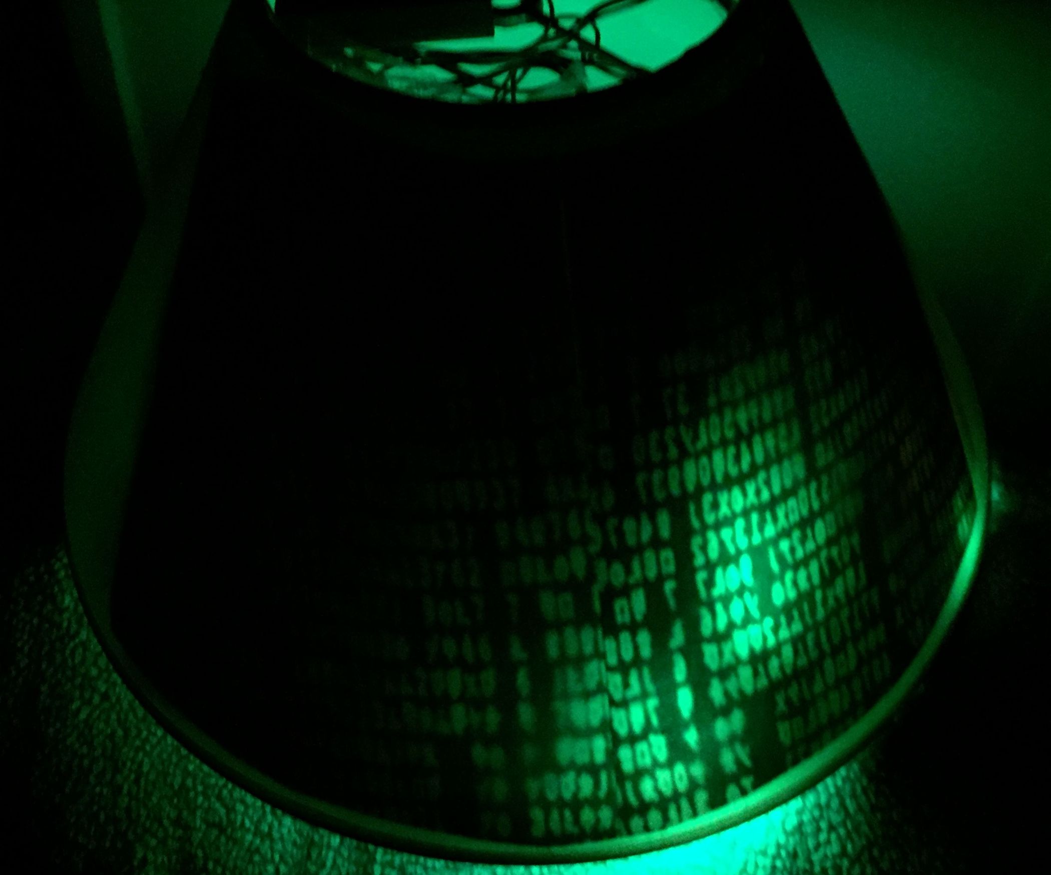 The Matrix Neopixel Digital Rain Lampshade : 4 Steps - Instructables