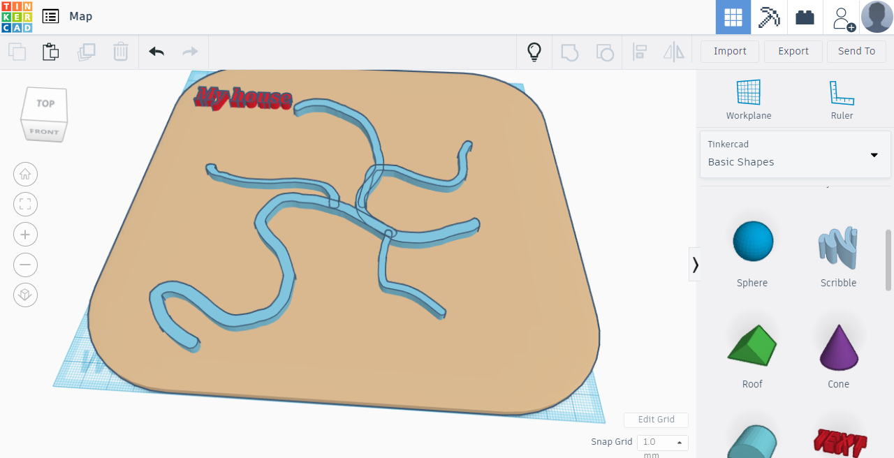 My Neighbourhood Map in Tinkercad : 5 Steps - Instructables