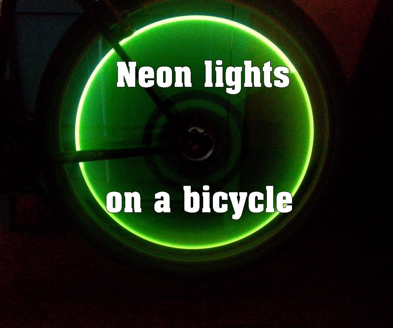 Neon Lights on a Bicycle - Instructables
