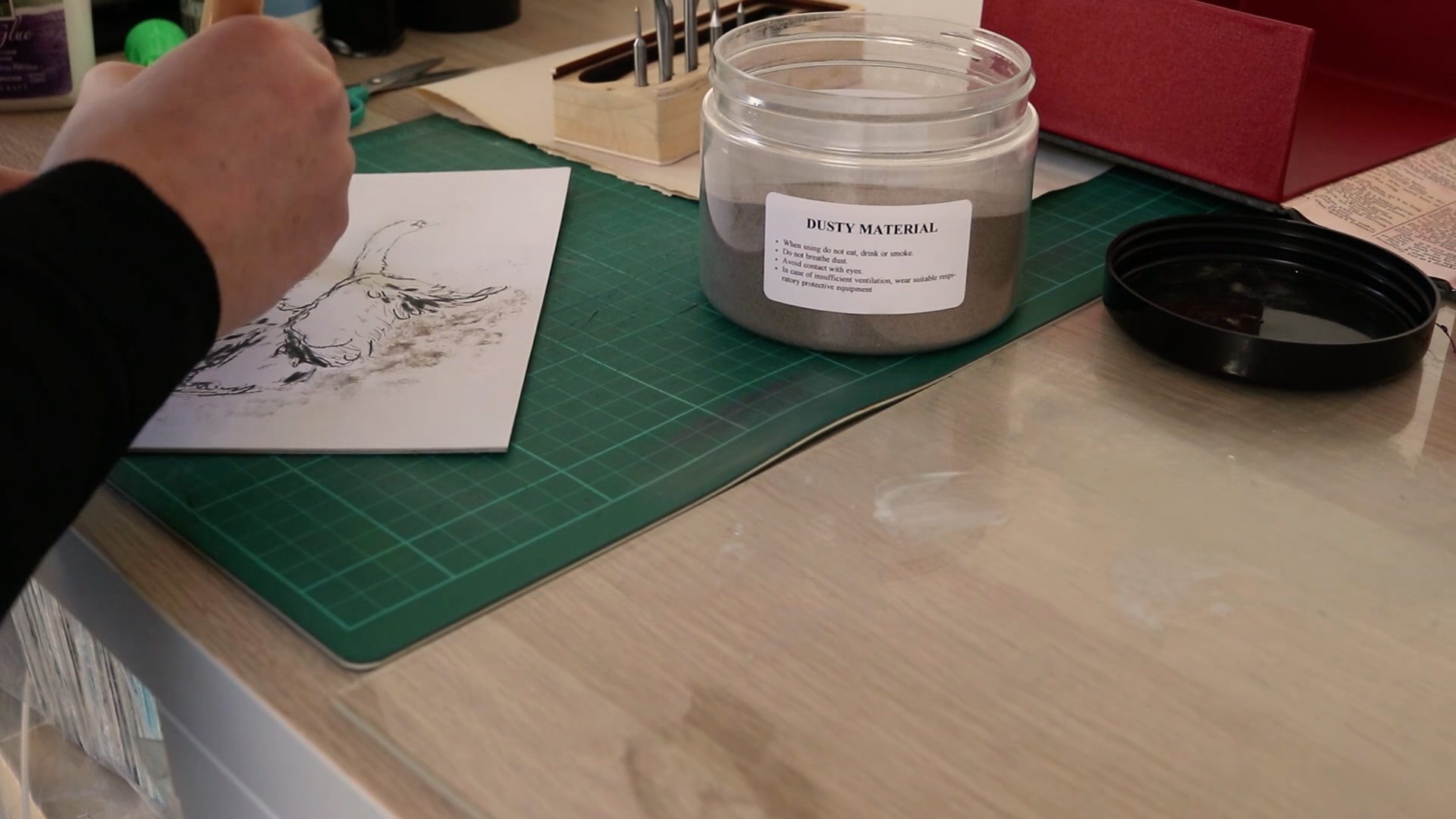 Make a Drypoint Print Using Recycled Cardboard : 8 Steps (with Pictures ...