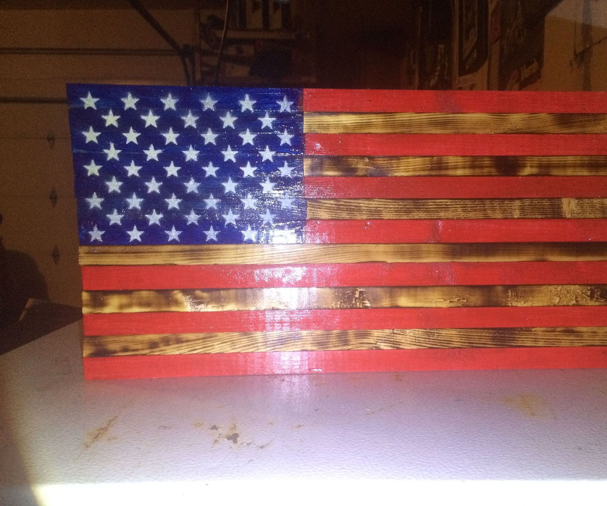 Rustic Flag : 4 Steps - Instructables