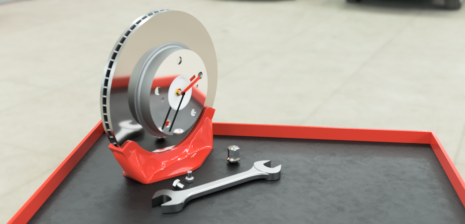 Brake Disc Clock : 8 Steps (with Pictures) - Instructables