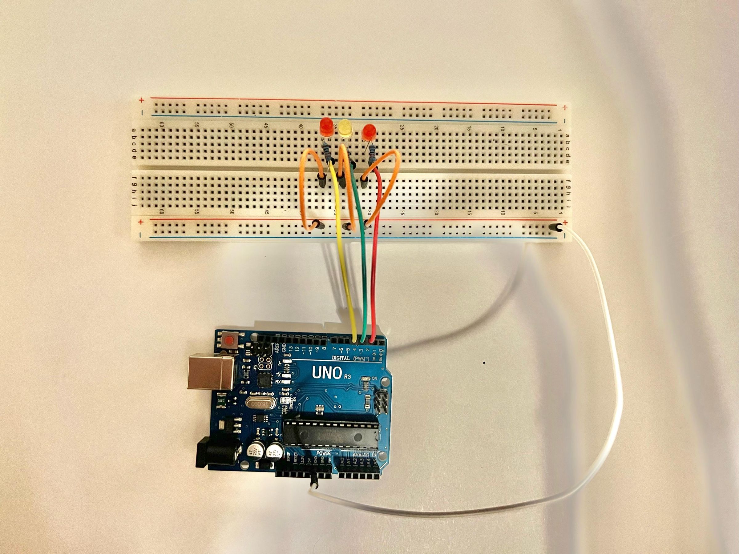 Basic Breadboard LED Jack O' Lantern : 4 Steps - Instructables
